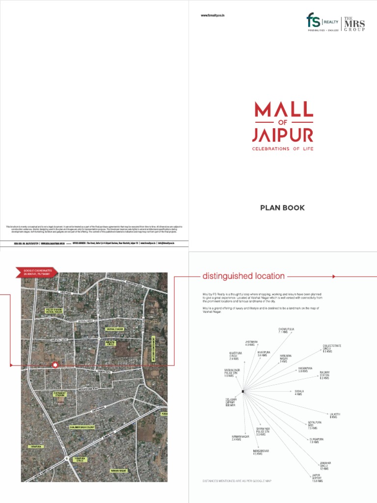 Mall of Jaipur Plan Book | PDF