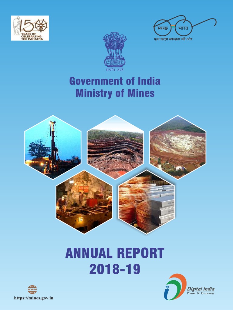 Minestry of Mines Report | PDF | Mining | Iron Ore
