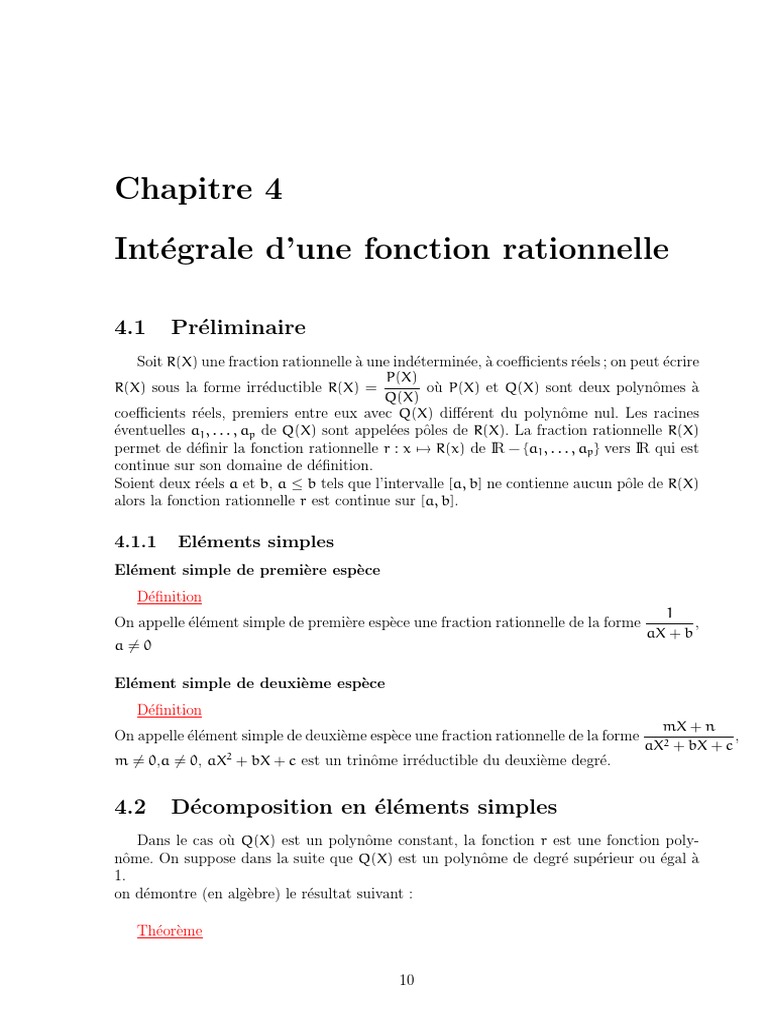 Chap4 MTH104 | PDF | Analyse numérique | Algèbre générale