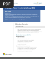 AZ-900 Microsoft Azure Fundamentals Free Full Course and Study Guide | PDF | Microsoft Azure ...