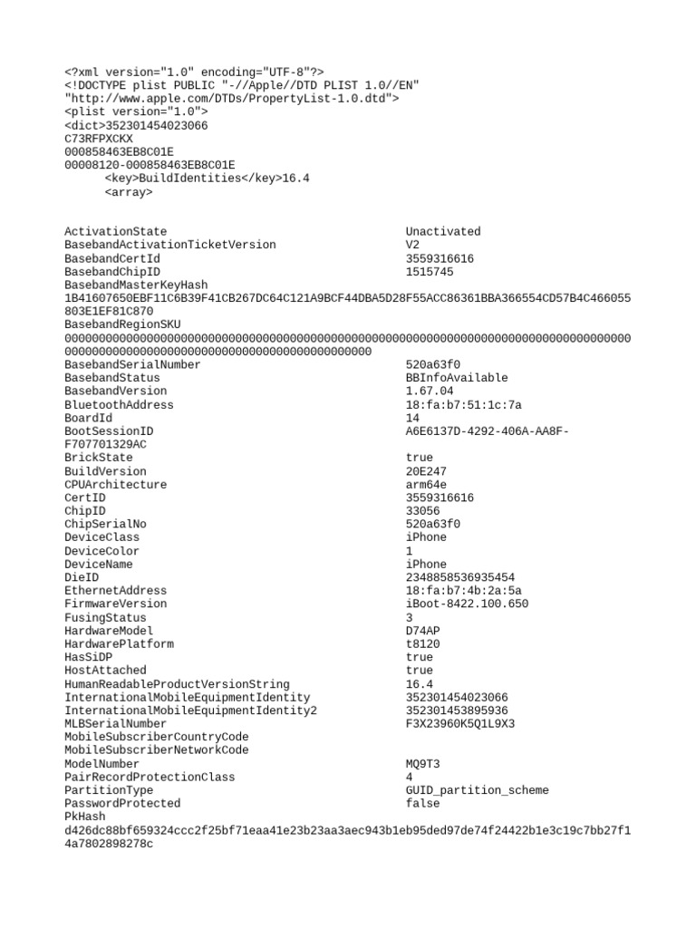 Plist Default 16.5 | PDF | Classes Of Computers | Ios