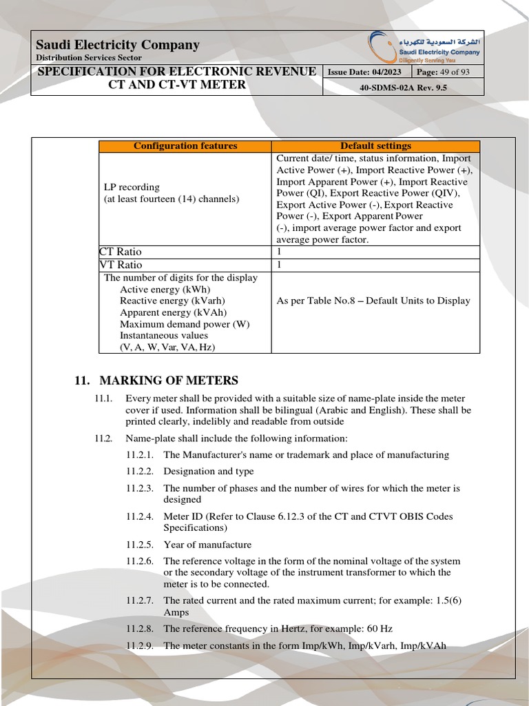 Pages From 40-SDMS-02A (CT and CTVT) Rev9.5 | PDF | Ac Power | Metrology