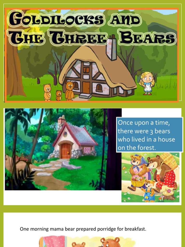 goldilocks house and prep | PDF