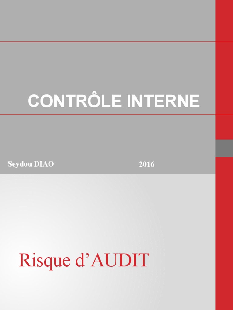 Contrôle Interne | PDF | Contrôle interne | Audit