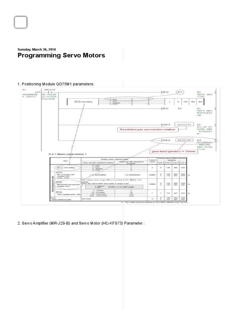 Programming Servo Motors | PDF Programming Servo Motors | PDF