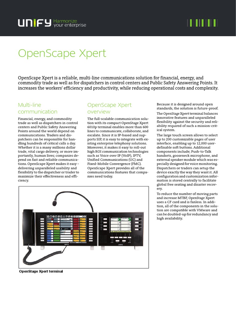 28-01-2016-19-07-OpenScape Xpert | PDF | Session Initiation Protocol ...