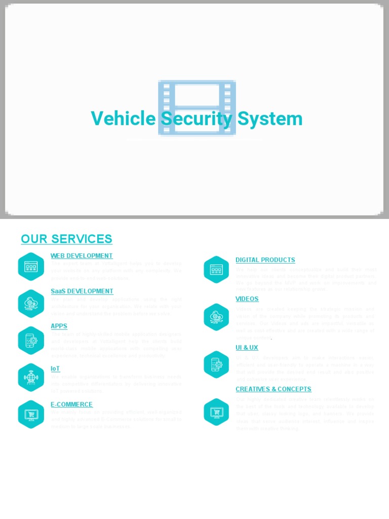 Vehicle Security System | PDF | Mobile App | Internet Of Things