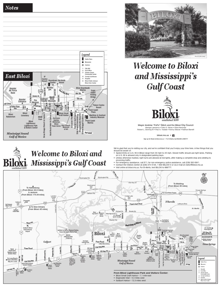 Biloxi Casino and Visitor Map | PDF