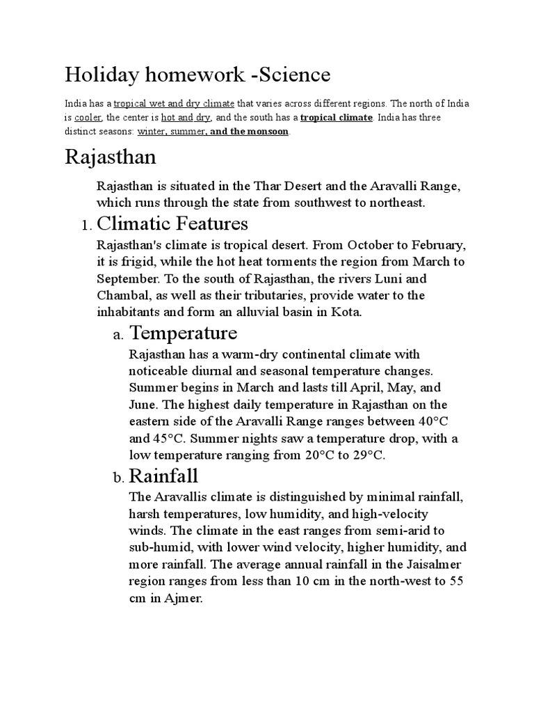 Science Holiday Homework | PDF | Endangered Species | Tiger