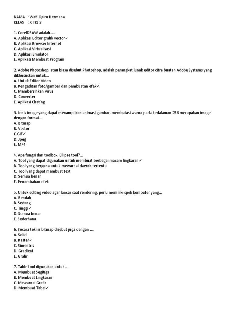 Kunci Jawaban PAS DDG | PDF