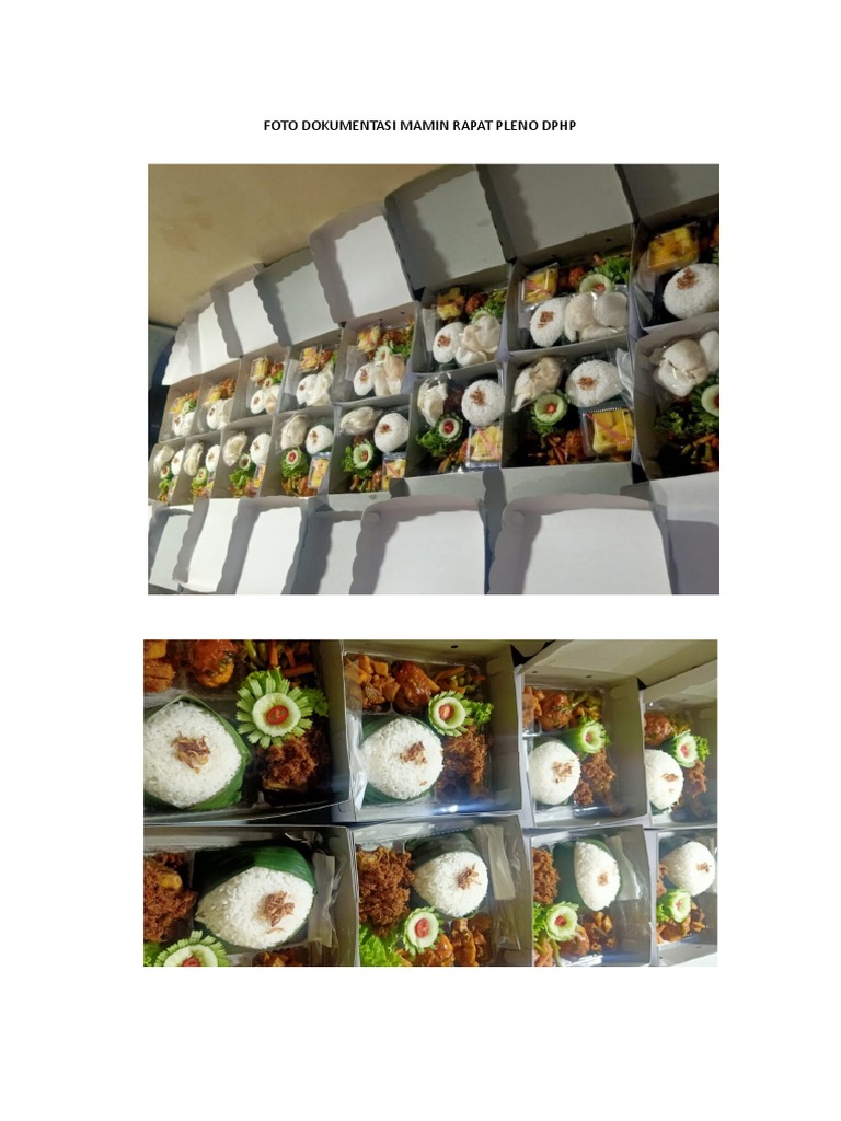 Foto Dokumentasi Mamin Rapat Pleno DPHP | PDF