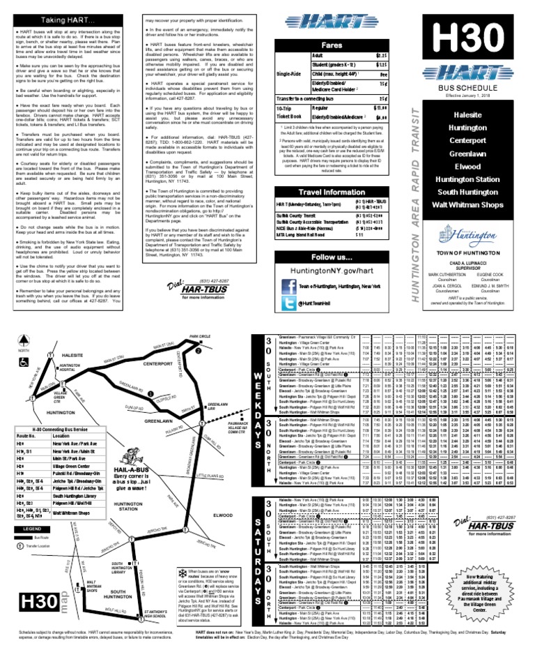 Hart Bus h30 | PDF | Fare | Bus