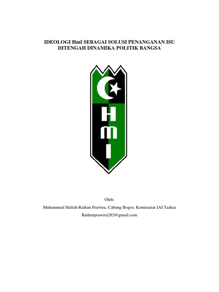Muhammad Hafizh Raihan Prawira - ASAL CABANG BOGOR - Kode H | PDF | Politik