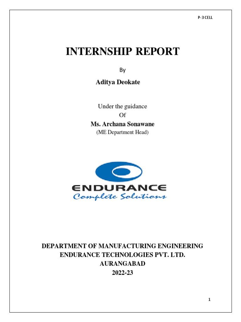 Pranav Report DDS P-3 Cell | PDF | Business | Secondary Sector Of The Economy