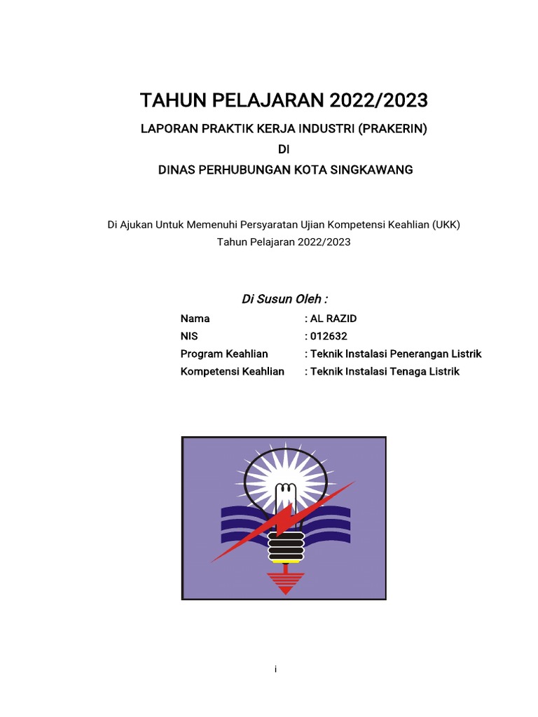 Laporan Hasil Prakerin Al Razid Xii Titl | PDF