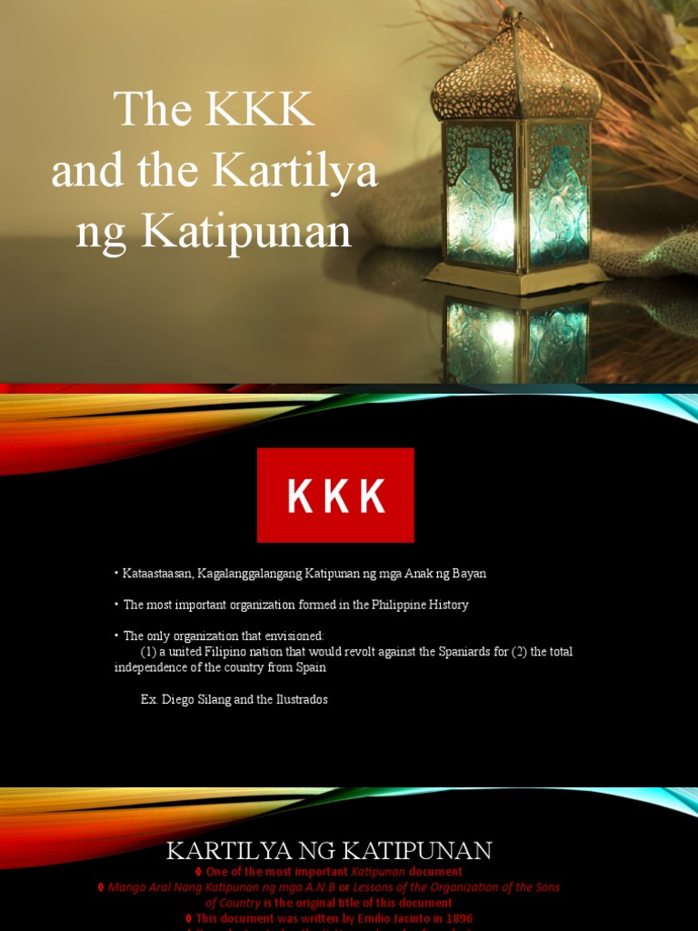 The KKK and The Kartilya NG Katipunan | PDF | Philippines