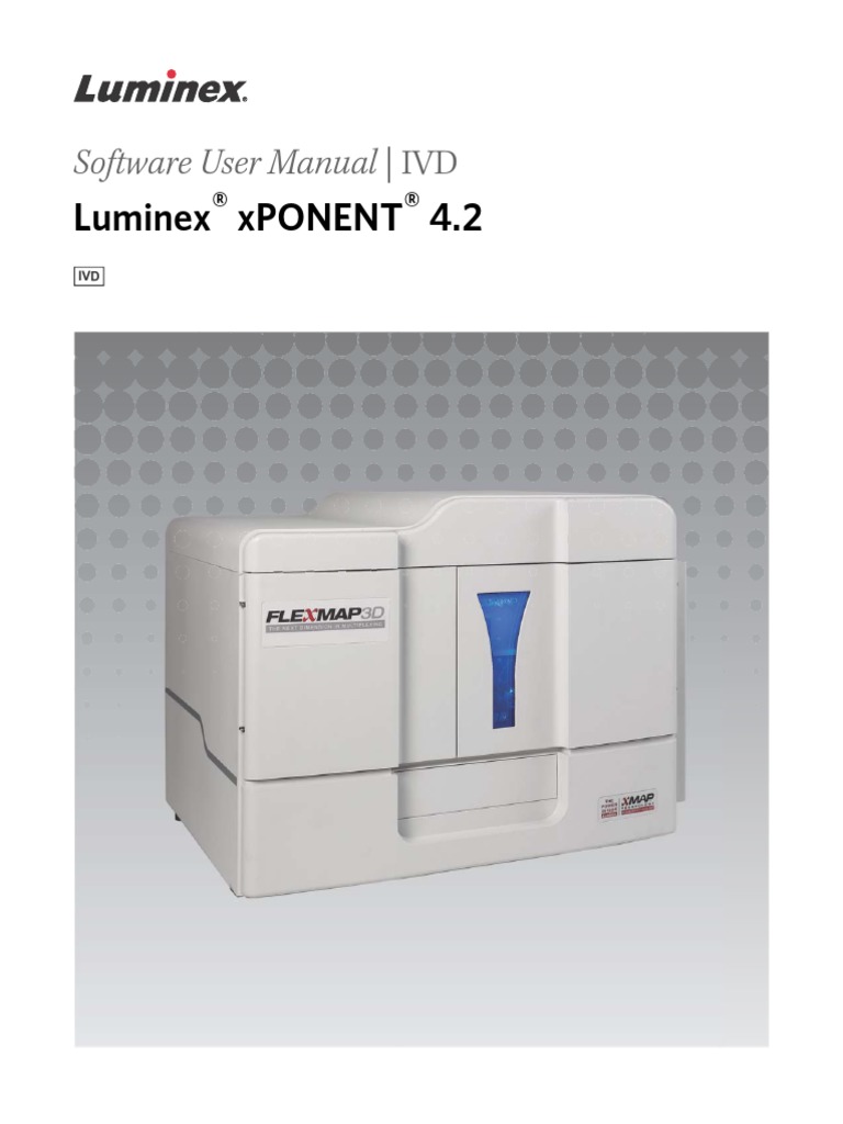 Luminex Xponent 4.2: Software User Manual - IVD | PDF | Indemnity ...