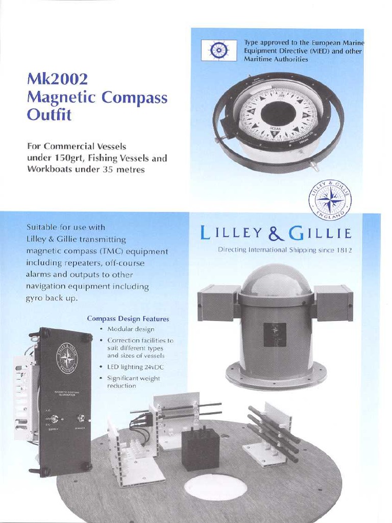 MK2020S-W Magnetic Compass Lilley & Gillie | PDF