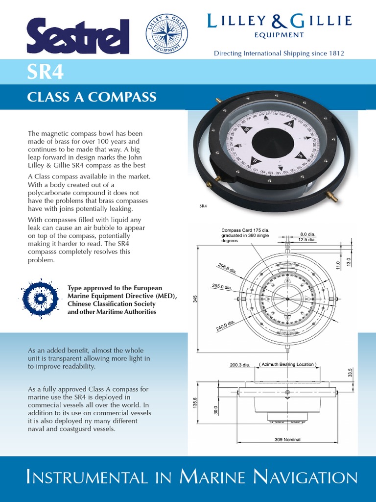 SR4 Class A Compass - v2 | PDF | Compass | Ships