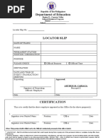 Locator Slip | PDF