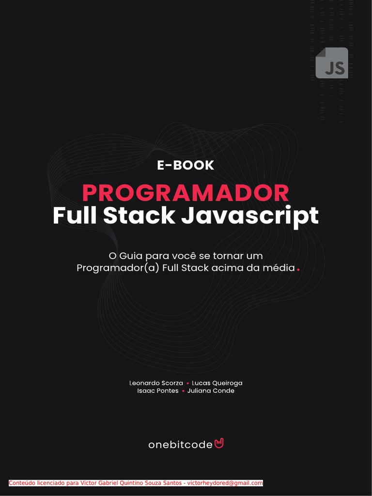Ebook Full Stack JS-V1 | PDF | Html | Informática