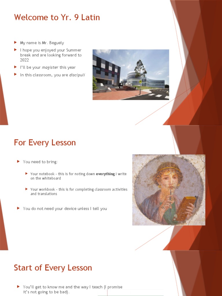 Lesson 1 Intro - Latin | PDF | Latin | Noun