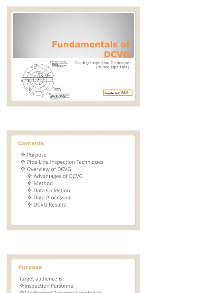 DCVG Introduction | PDF