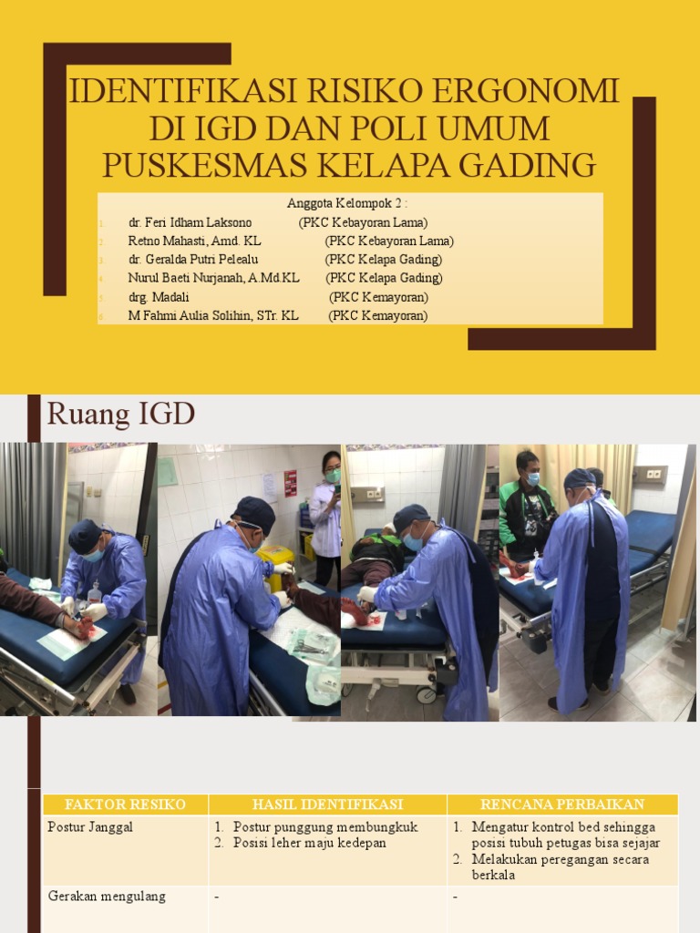 Identifikasi Risiko Ergonomi KEL 2 | PDF