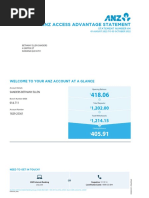 NAB Bank Statement | PDF | Credit Card | Debits And Credits