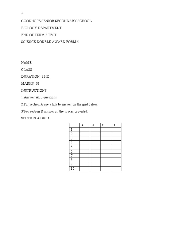 Sda Term 2 Test | Download Free PDF | Lymph | Stomach