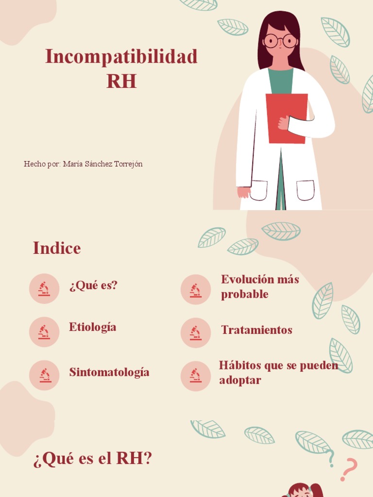 Incompatibilidad RH | PDF | Causas de la muerte | Patologia clinica