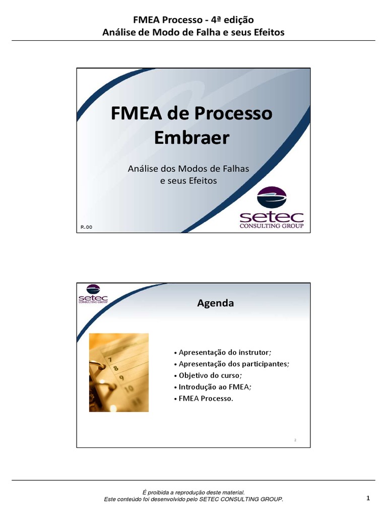 Apostila FMEA Processo | PDF | Qualidade (negócios) | Parafuso