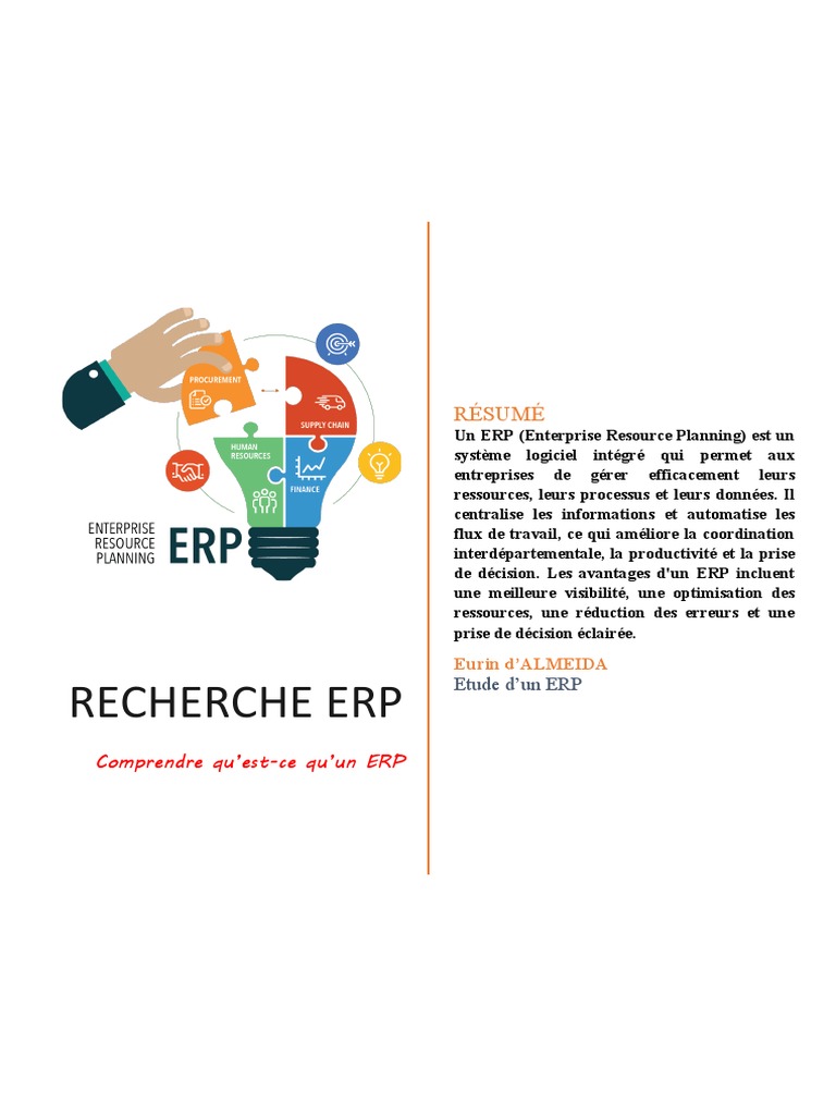 Comprendre ERP ODOO | PDF | Progiciel de gestion intégré | Cloud computing