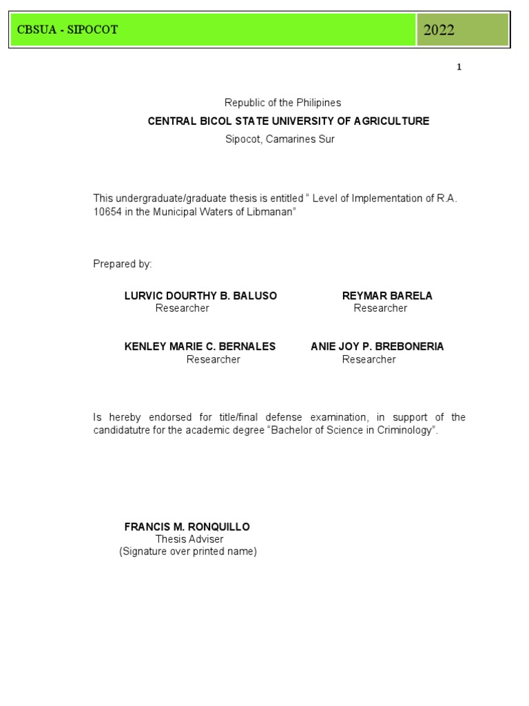 RA 10654 Updated | PDF | Thesis | Academia