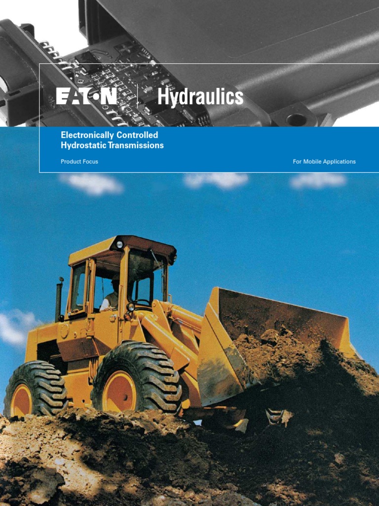 Hydrostatic Transmission | PDF | Mechanical Engineering | Manufactured Goods