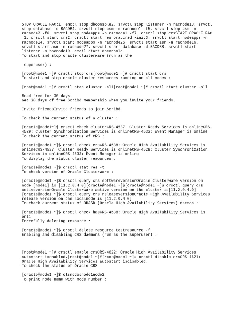 Useful Oracle Rac Pdf Computing Software