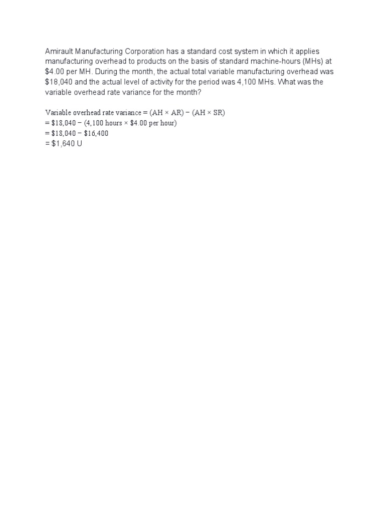 Amirault Manufacturing Corporation | PDF | Finance & Money Management ...