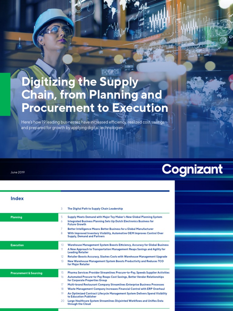 6 CASE STUDY PROBLEM SOLUTION Digitizing The Supply Chain From Planning and Procurement To ...