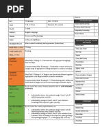 6th September Writing | PDF | Teachers | Lesson Plan