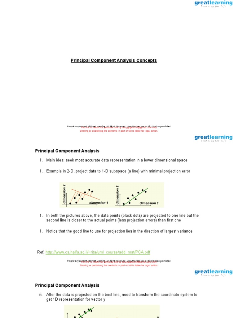 Principal Component Analysis Concepts: T56Gzsrvah | PDF | Principal ...