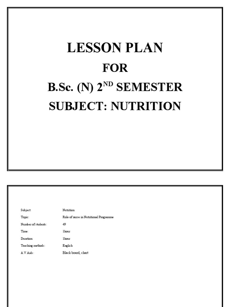 Nutrition 2nd Semester | PDF | Malnutrition | Vitamin A