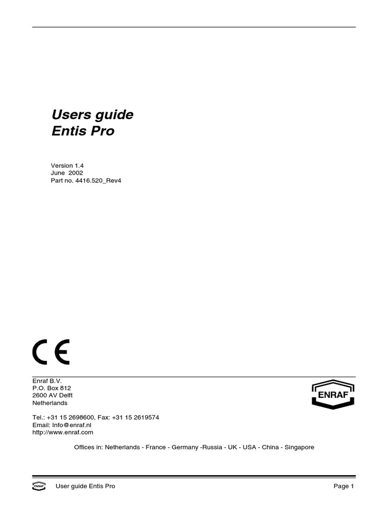 Entis Pro User Guide v1.4 (520june02) | PDF | Window (Computing) | Icon (Computing)