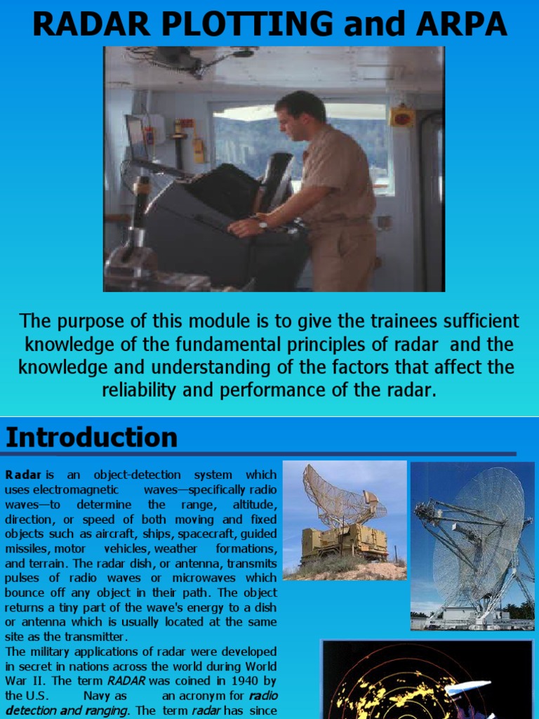Radar Blind Sector Awareness Guide | PDF | Radar | Radio