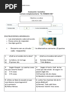 Evaluacion Plan Lector Soy Una Biblioteca | PDF | Ficción general