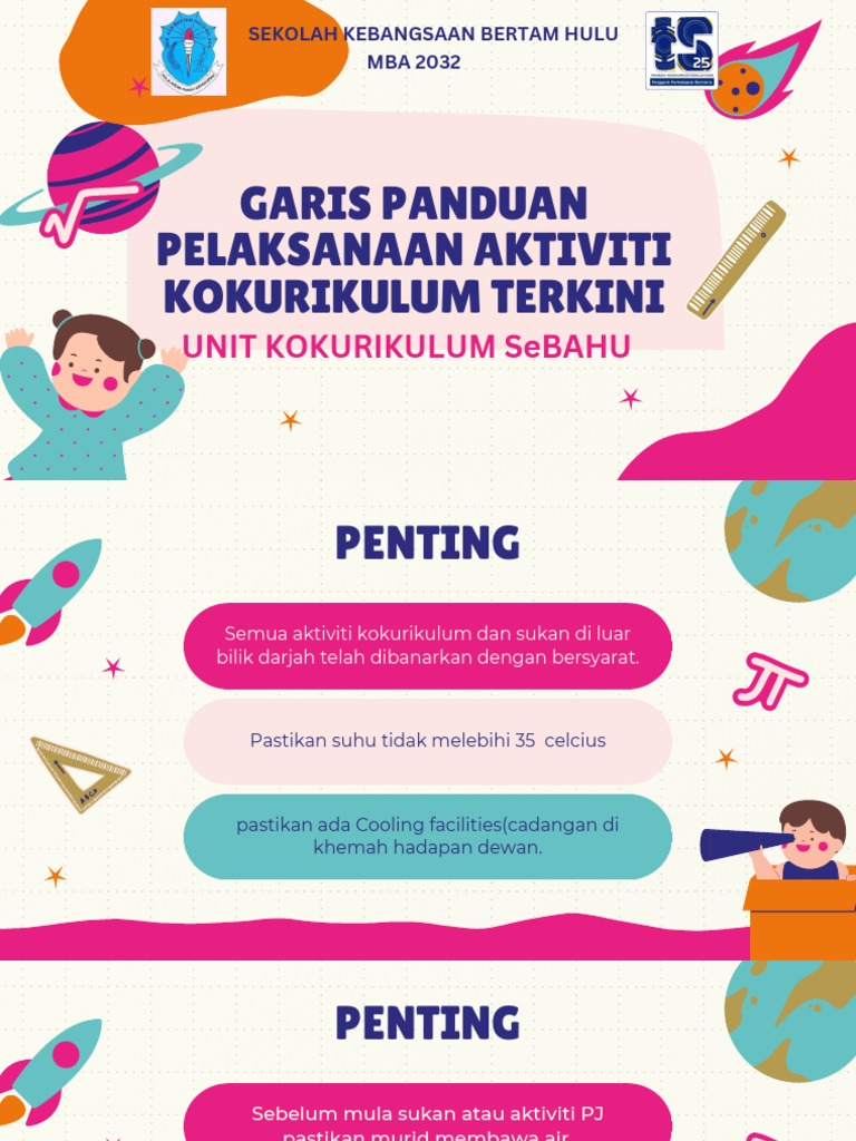 Garis Panduan Pelaksanaan Aktiviti Kokurikulum Terkini | PDF