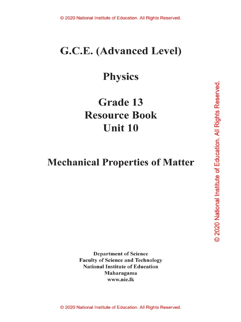 AL Physics Resource Book Unit 10-EM | PDF