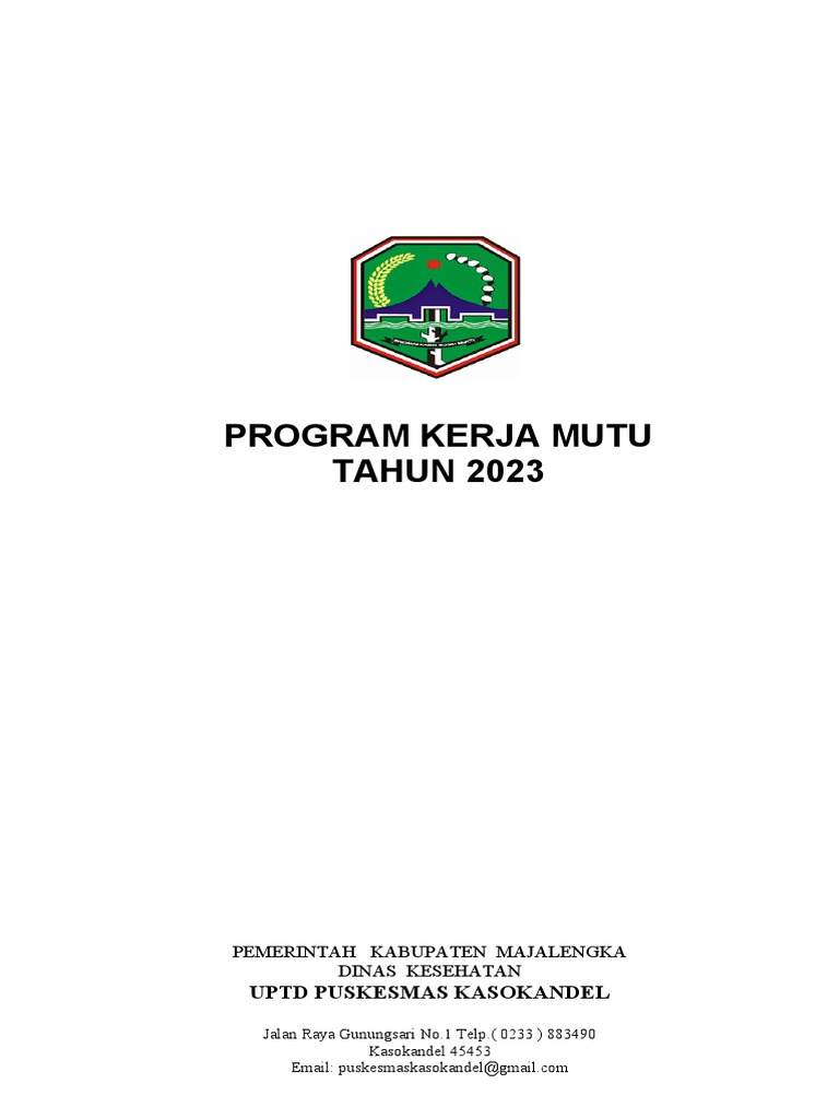 5.2.1.a Program Kerja Mutu 2023 | PDF