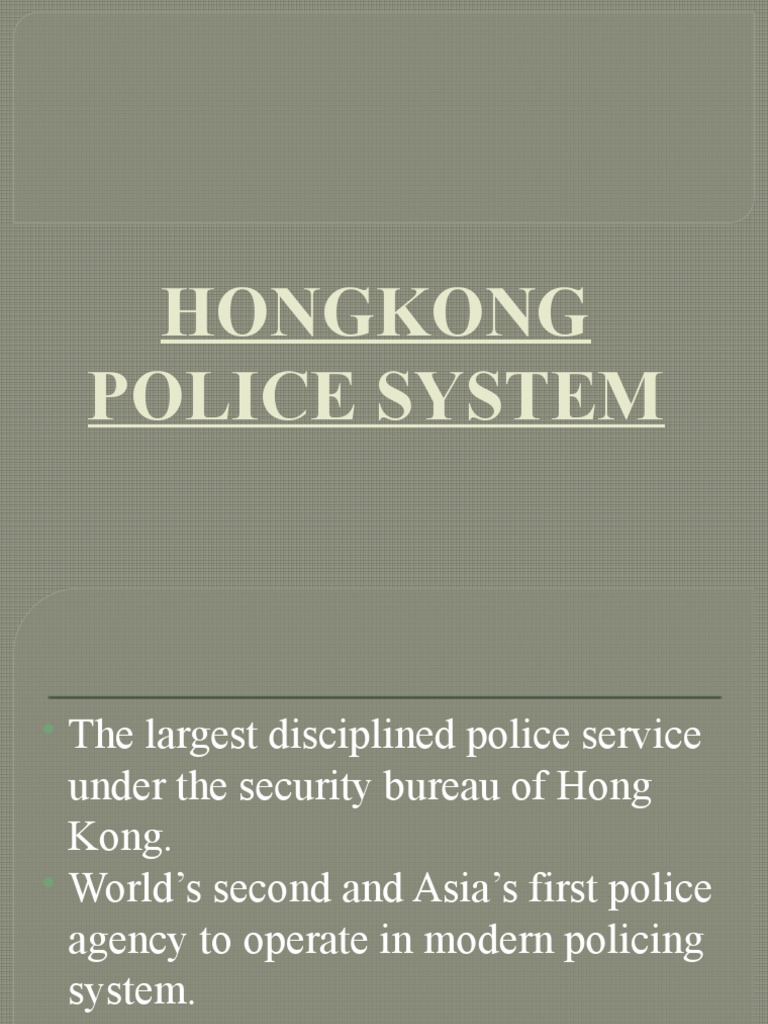 RHKPF: Asia's First Modern Police Force | PDF | History