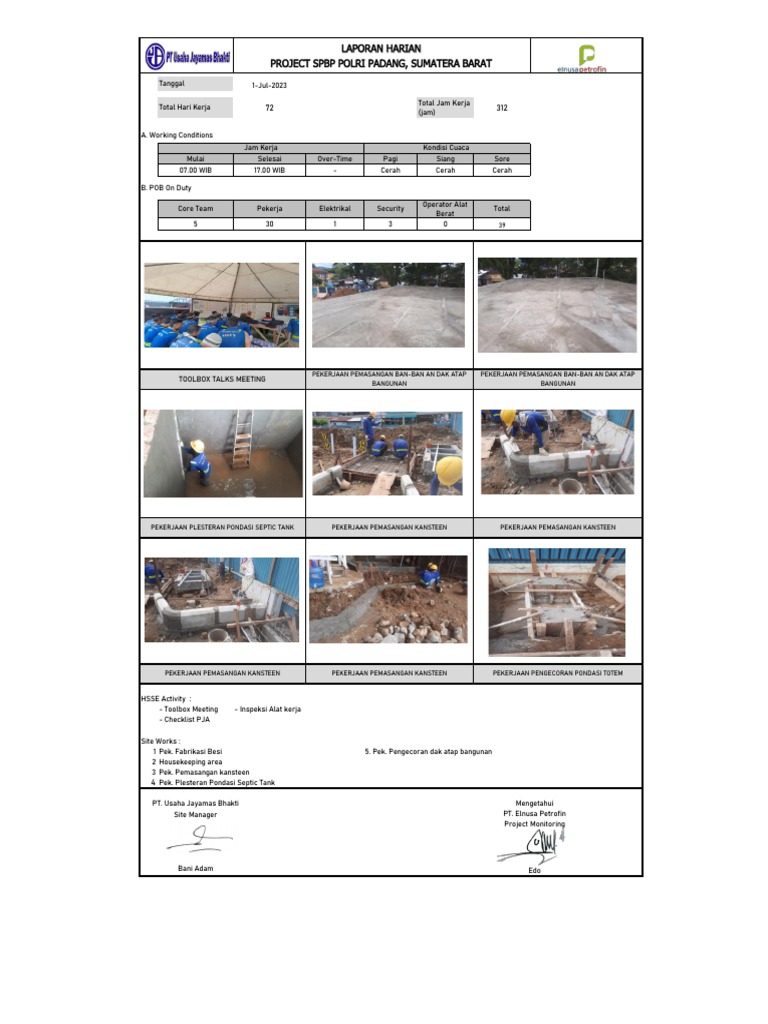 SPBP Polri - Laporan Harian 1 Juli 2023 | PDF