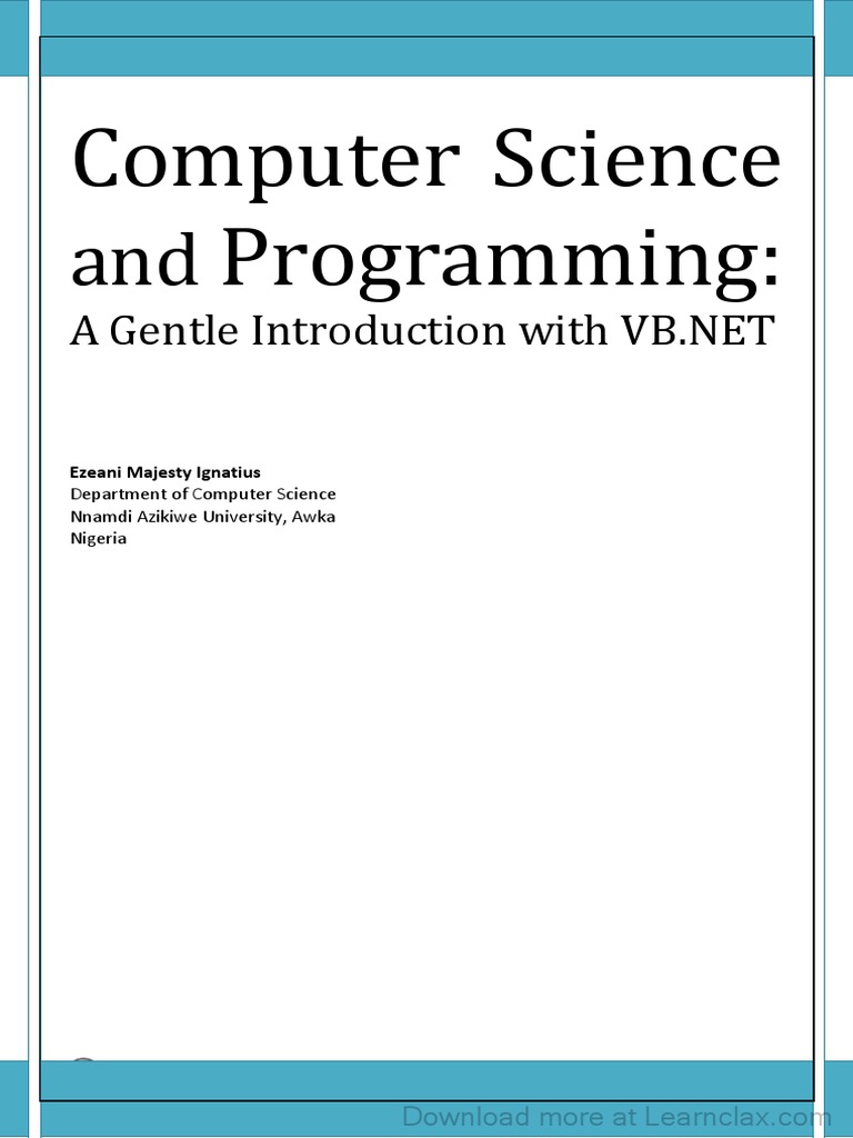 CSC101 Computer Science and Programming Ezeani Majesty Ignatius | PDF ... CSC101 Computer Science and Programming Ezeani Majesty Ignatius | PDF ...
